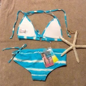 2Chillies | Swim | Bluewhite Bikini Set | Poshmark